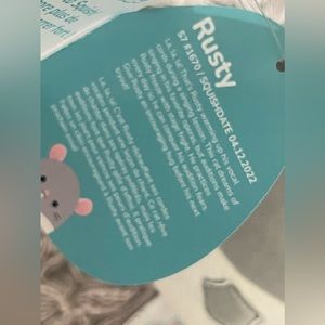 Squishmallows | Toys | Nwt Rusty The Grey Rat Squishmallows 7 | Poshmark